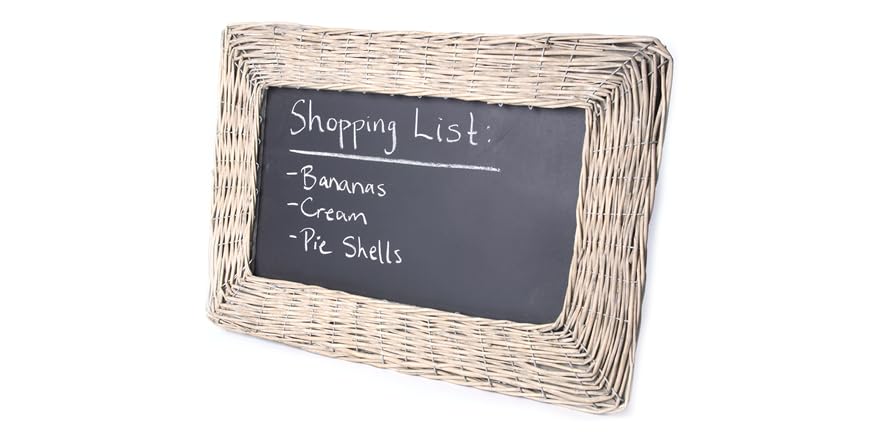 Willow Framed Black Board