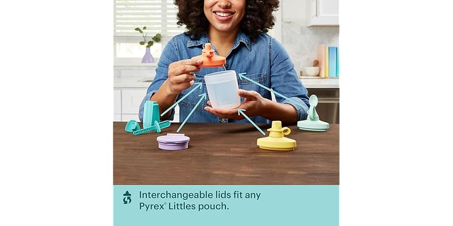 Pyrex Littles Sippy Cup Pouch Baby Feeding Set
