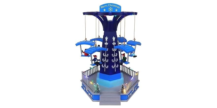 Christmas Carnival Paradrop Ride Display