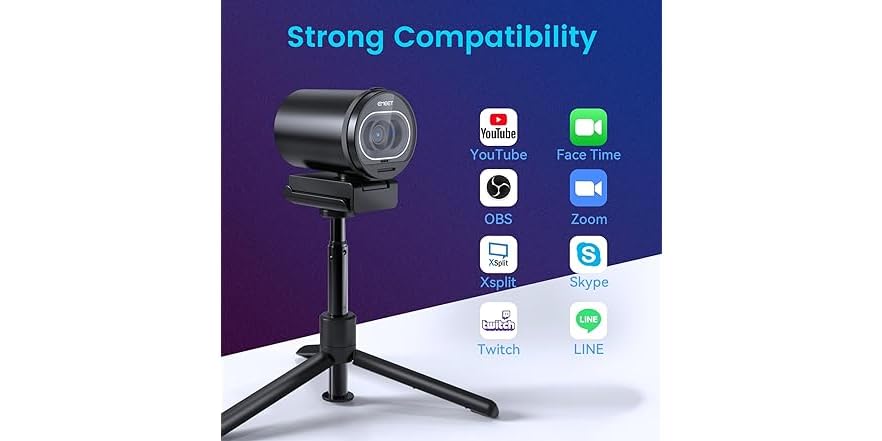 EMEET 4K Webcam, S600 Webcam