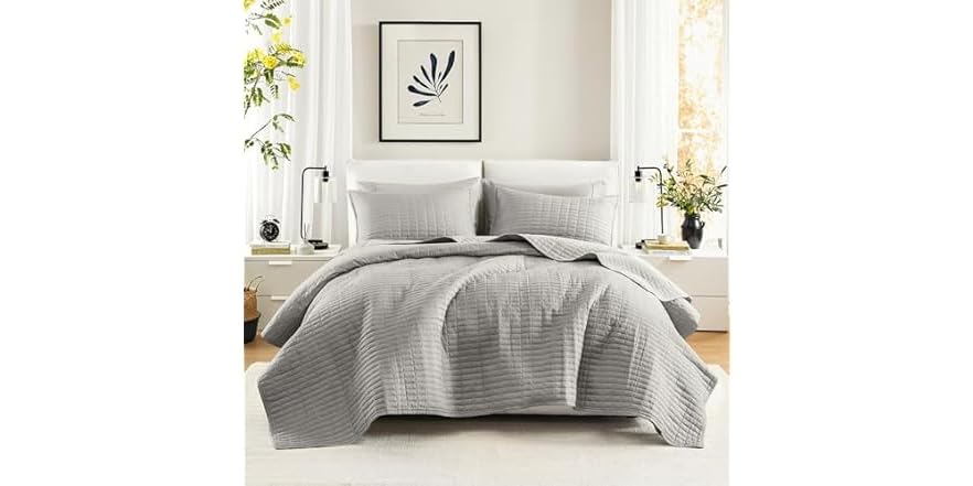 Comfort Spaces Kienna Quilt Set, Full/Queen