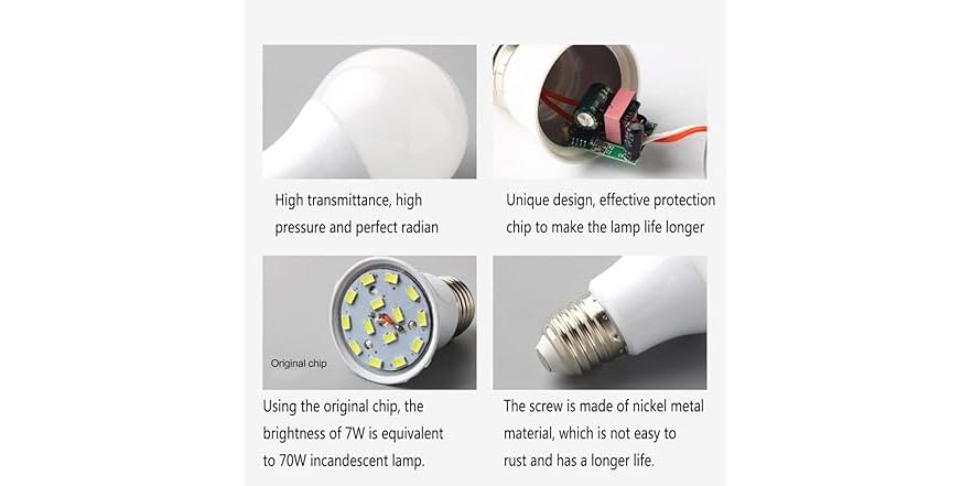 6 Pack 12V Low Voltage LED Light Bulbs