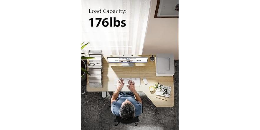 TotnzElectric Standing Desk 55 x 34 inch
