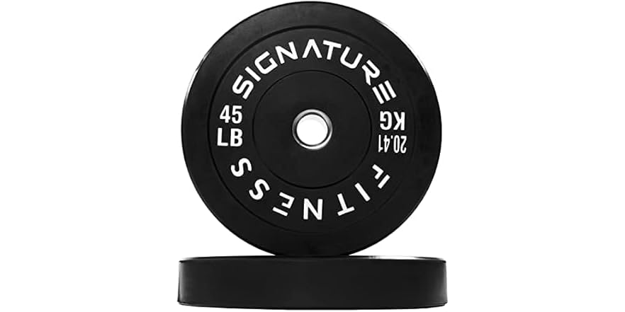 Fitvids Olympic Bumper Plates 45lb Pair