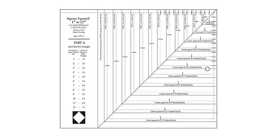 Deb Tuckers Ruler Quilting Template