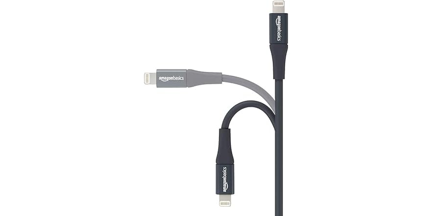 (12 PACK) AmazonBasics 4-Inch Lightning to USB-A Charging Cable
