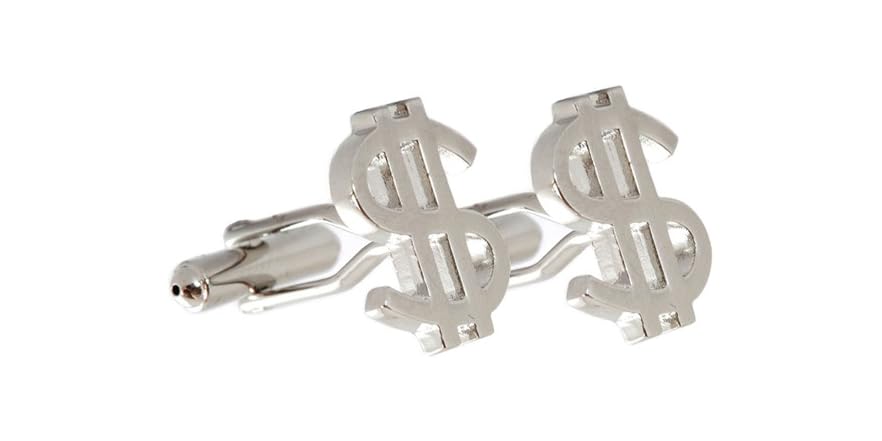 SD Man Dollar Sign Cufflinks