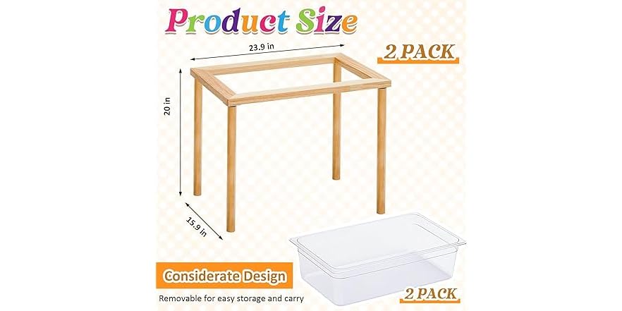 2 Set Interactive Sensory Activity Table