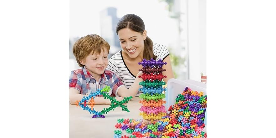 600 PCS Building Blocks Connect Toys