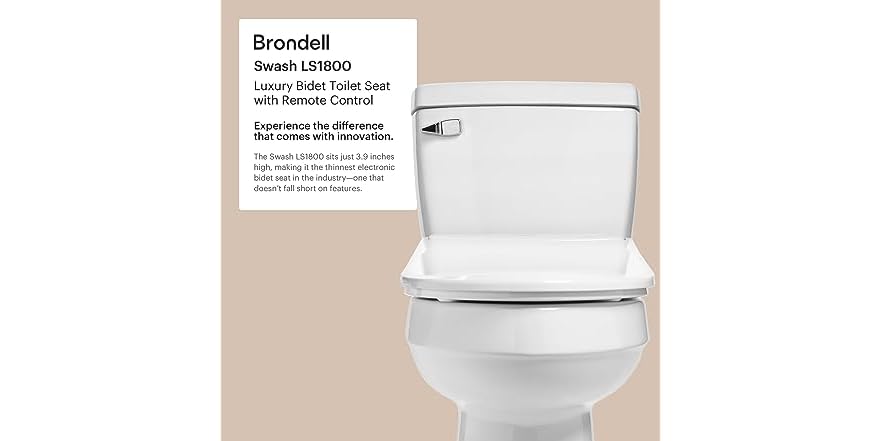 Brondell Swash Thinline LS1800 Bidet Seat