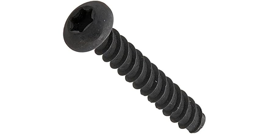 Steel Thread Rolling Screw for Plastic (Pack of 100)
