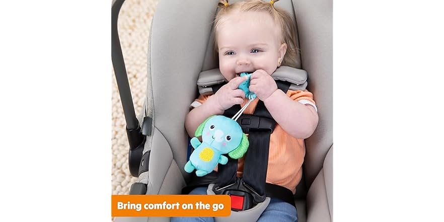 Bright Starts SootheMate Plush Elephant Teether