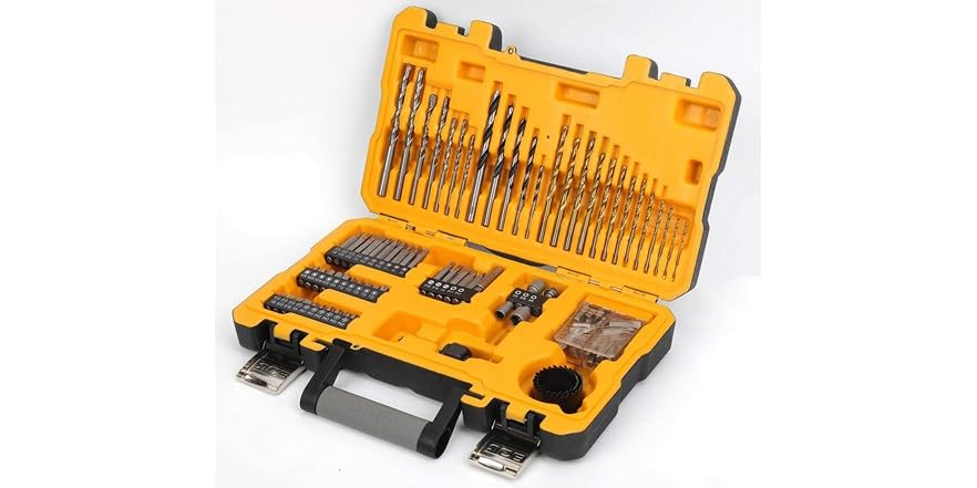 100-Piece Screwdriver and Drill Bit Set