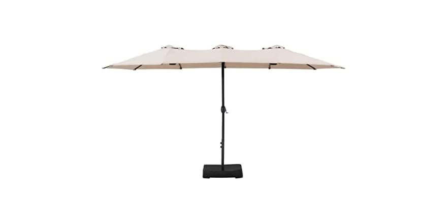 Sunjoy Triple Umbrella with Base