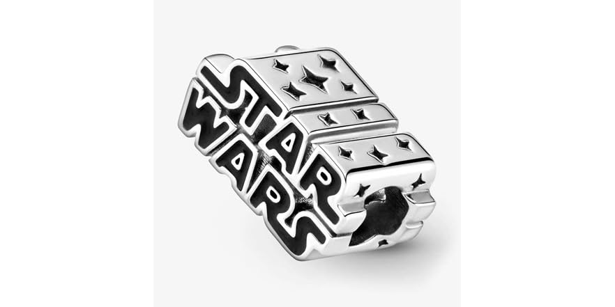 Pandora Star Wars, Silver 3D Logo Charm