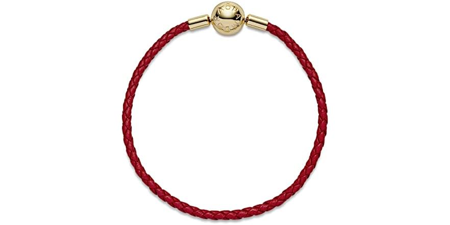 Pandora 568777C01-S2 19cm, 7.5 in Moments Red Woven (Open Box)