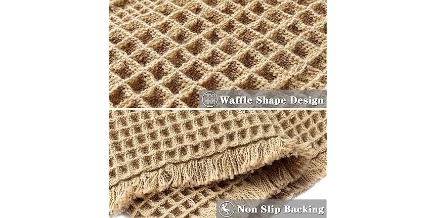 Non Slip Waffle Bathroom Mats