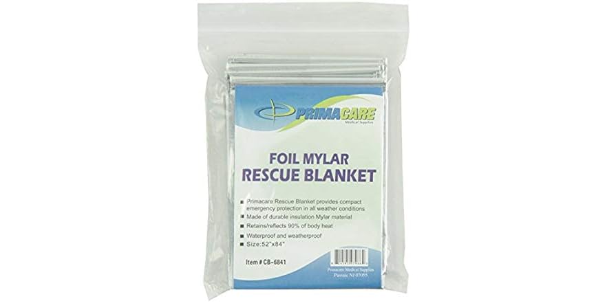Emergency Foil Mylar Thermal Blanket