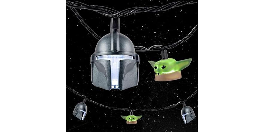 STAR WARS The Mandalorian & Baby Yoda String Light