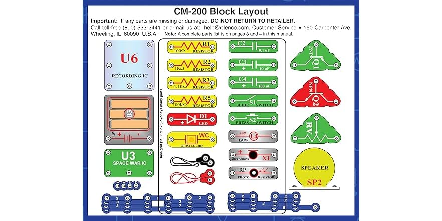 Snap Circuits Snap Circuits 203 Electronics Exploratio