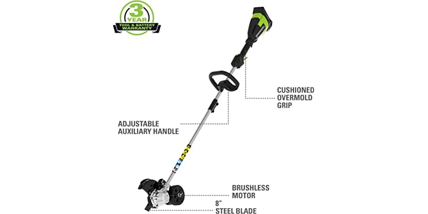 Greenworks 40V 8" Brushless Edger