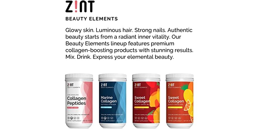 Zint Collagen Peptides Powder, 2 Pack