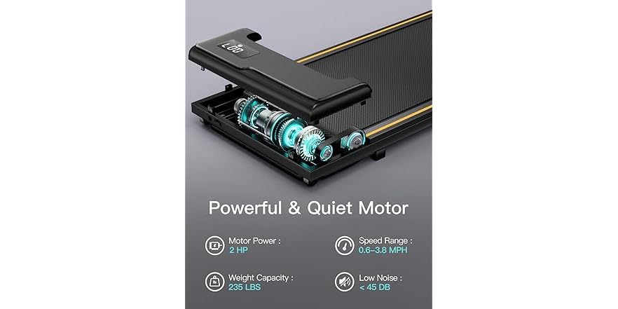 UMAY Mini Walking Pad 2 in 1 Treadmill