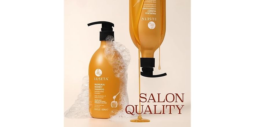 L LUSETA Manuka Honey Shampoo & Conditioner