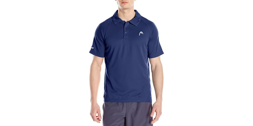 HEAD Men's Net Performance Polo, 5 Colors