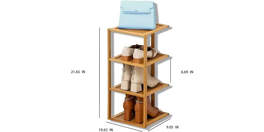 Bamboo Shoe Rack