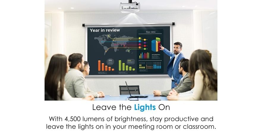 Optoma EH412 1080P HDR DLP Professional Projector