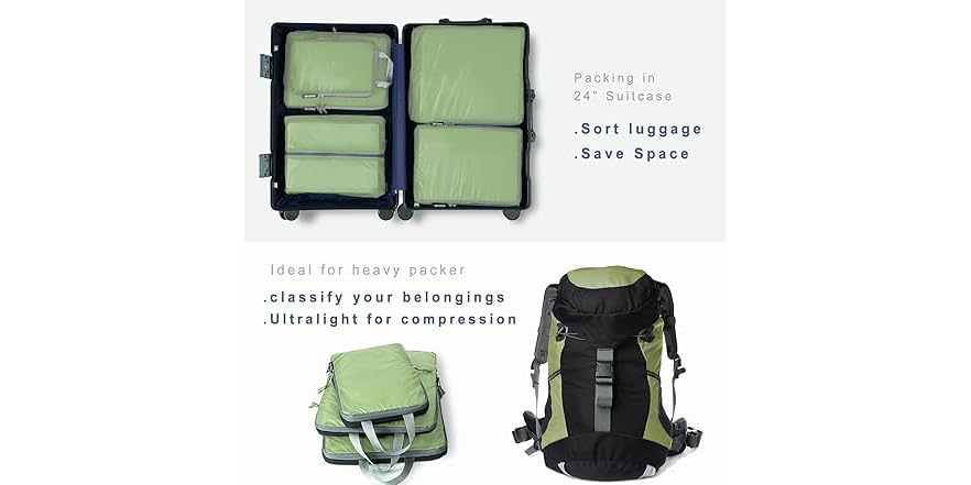 BAGAIL Ultralight Packing Cubes
