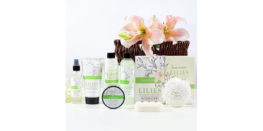 10-Pc Body & Earth Bath and Body Gift Basket