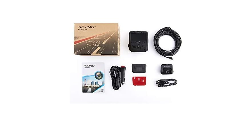 Rexing V1LG Dual Channel 1080p Dash Cam (Open Box)