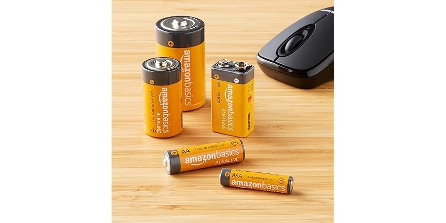 (36 Count) AmazonBasics Battery Starter Pack