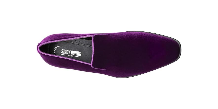 STACY ADAMS, Savian Loafer Purple, 11