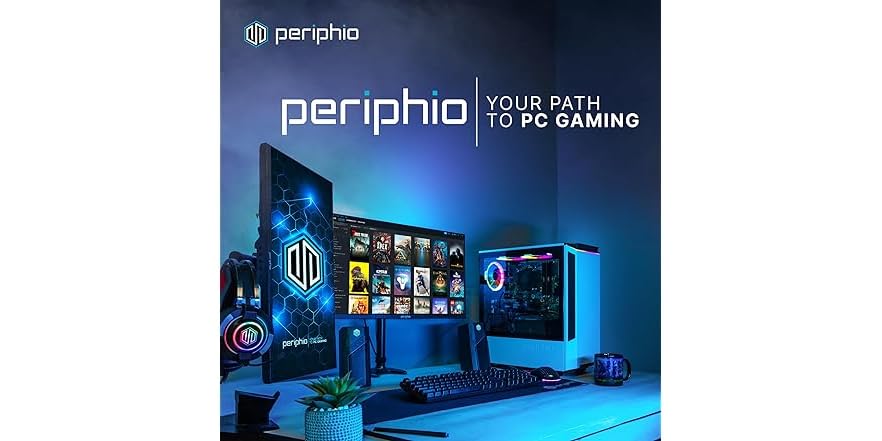 Periphio Gaming Desktop Computer Tower PC