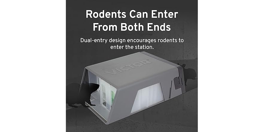 Victor Fast-Kill Brand Refillable Rat Poison Bait Station