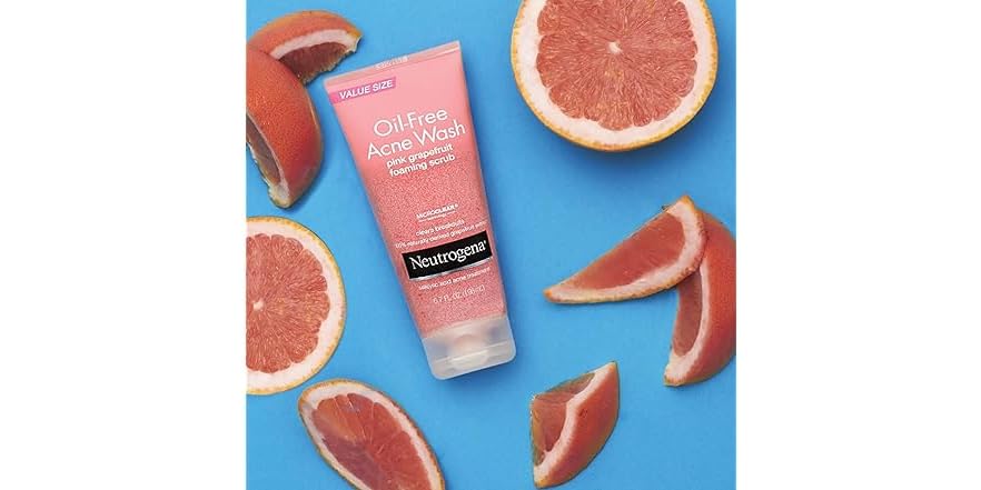 Neutrogena Oil Free Pink Grapefruit Acne Face Wash