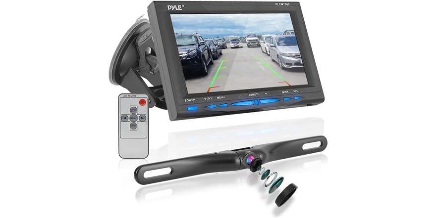 Pyle 7-Inch Monitor Vehicle Backup Camera