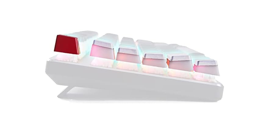 Glorious Gaming Aura V1 White Pudding Keycaps