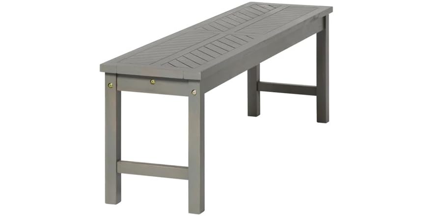 Walker Edison 53" Patio Dining Bench