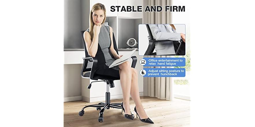 Ergonomic Mid Back Office Chair
