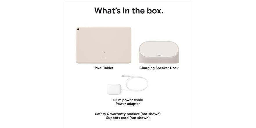 Google Pixel Tablet with Charging Speaker Dock (Open Box)