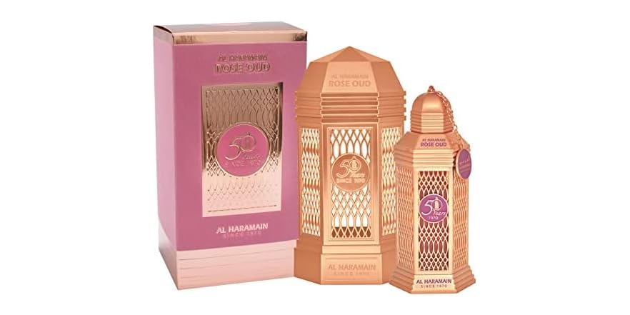 Al Haramain 50 Years Rose Oud 3.4oz EDP (Open Box)