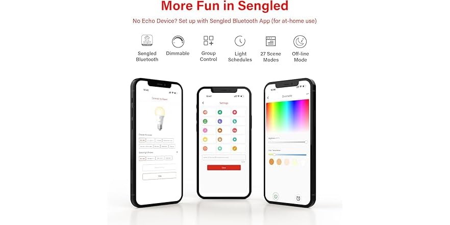 Sengled Alexa Light Bulb, S1 Auto Pairin