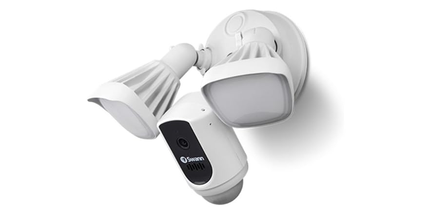 Swann Wi-Fi 1080p Waterproof Motion Activated FloodLight Camera