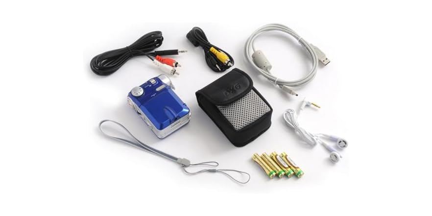 DXG 5.1 MP Digital Camcorder with 4x Digital Zoom