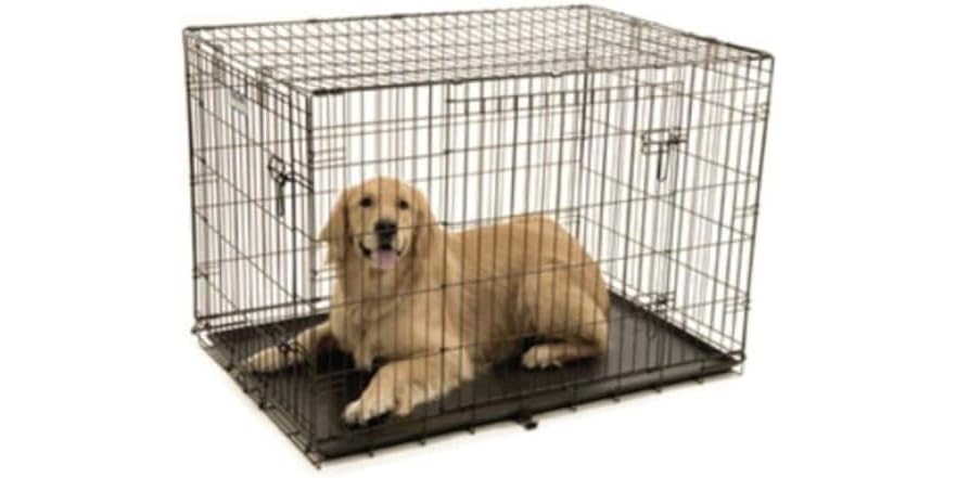 PRECISION PET Two Door Wire Dog Crate 42"
