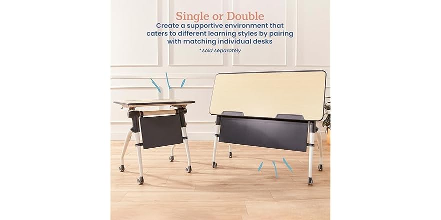 ECR4Kids Double Nesting Mobile Desk